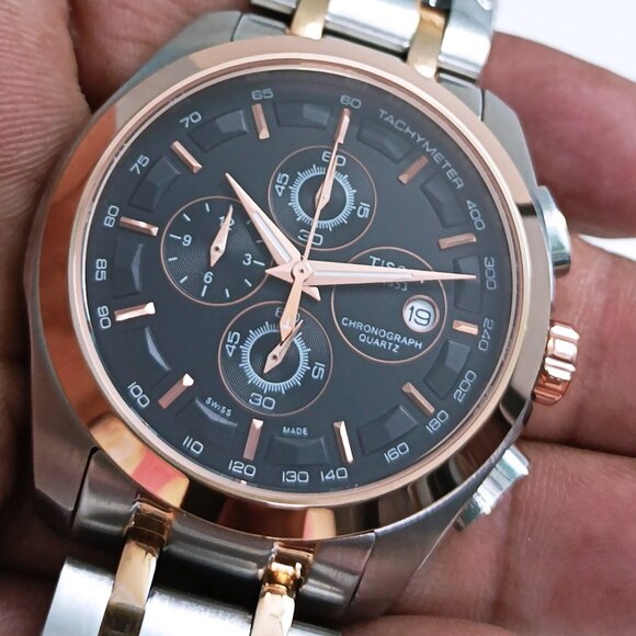 Tissot | Accessories | New Tissot Couturier Tachymeter Chronograph Rose ...